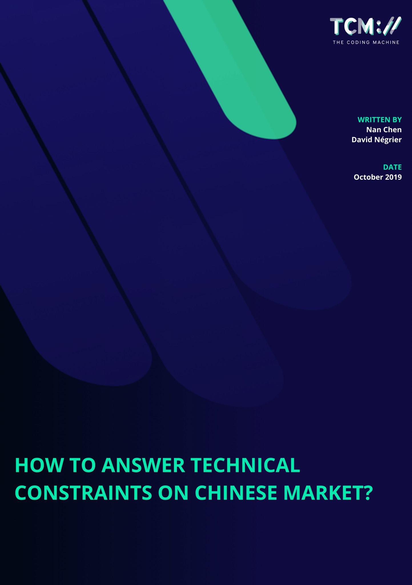 How To Answer Technical Constraints In China The Coding Machine