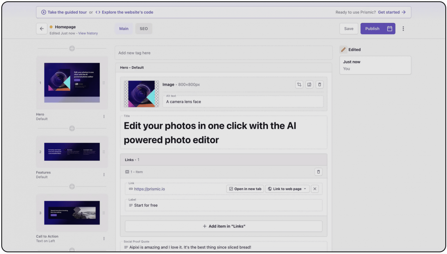 TheCodingMachine est partenaire de Prismic CMS headless