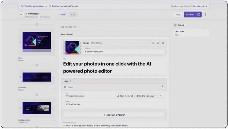 TheCodingMachine est partenaire de Prismic CMS headless